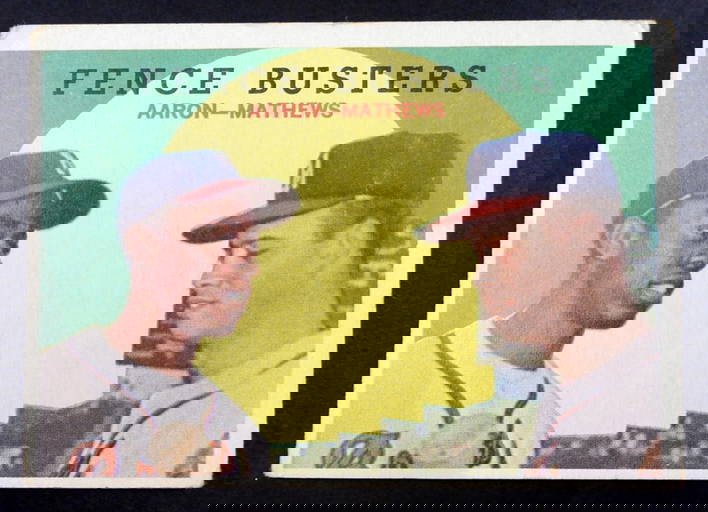 1959 Topps #212 Fence Busters