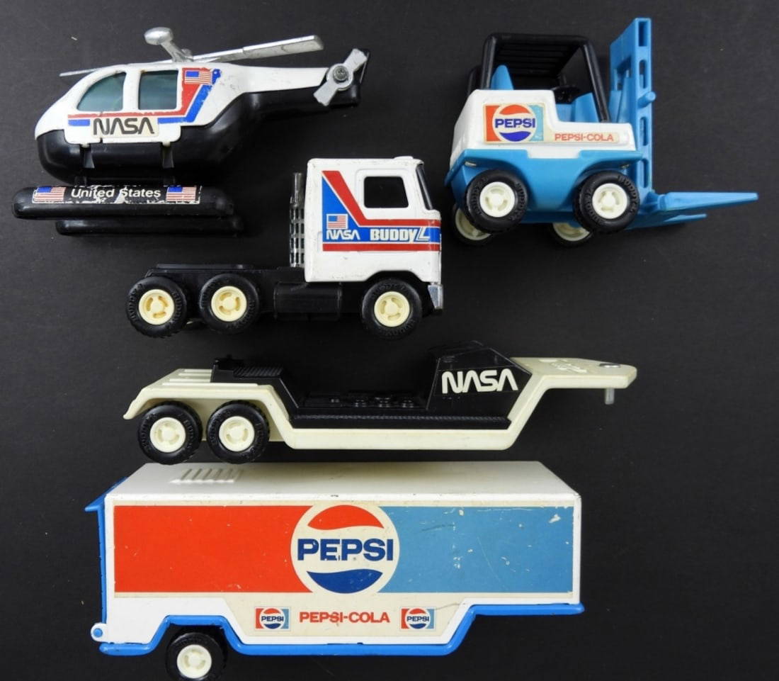 Nasa Buddy L Truck / Helicopter & Pepsi Auction