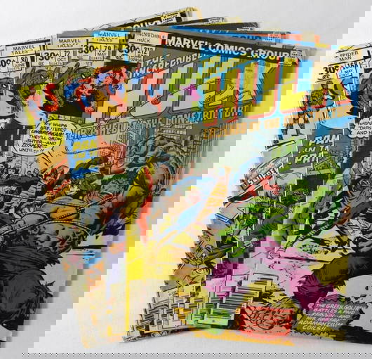 (5) Vintage Marvel Comic Books