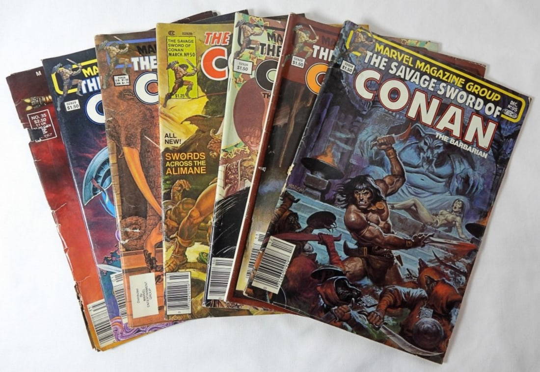 (7)1980-1994-marvel- Conan- Magazine - Jun 17, 2025 | Vintage Auctions ...