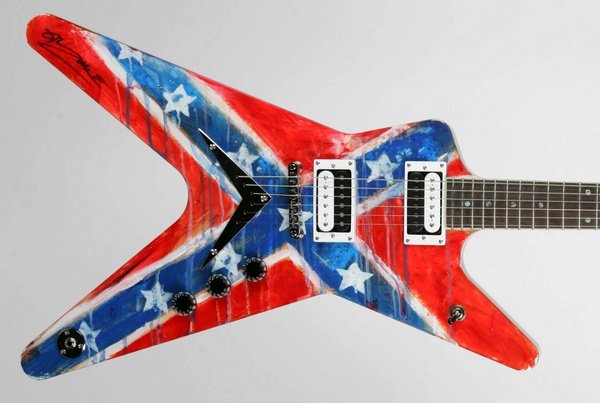 25: Rob Zombie, Hand-painted Electric Guitar