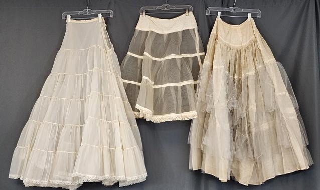 3 Vintage Crinolines