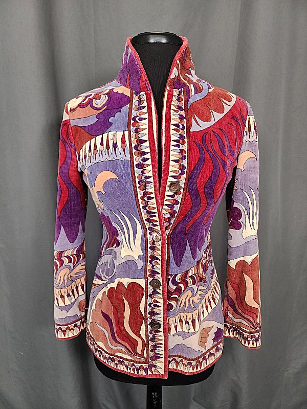 Vintage Emilio Pucci Velvet Jacket Auction