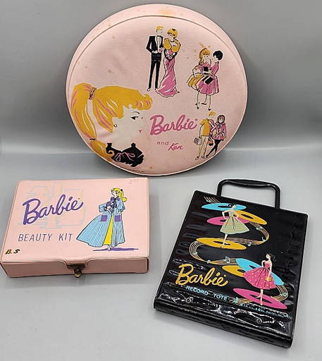 Vintage Barbie Vinyl Record Tote And More