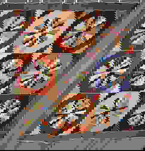 Vintage C1940 Wagon Wheel Quilt Auction