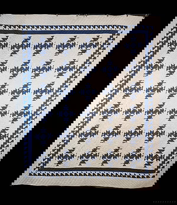 Cups And Saucers Quilt - Mary Schafer Auction