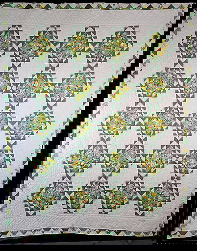 Spring Woodland Quilt By Mary Schafer 1983