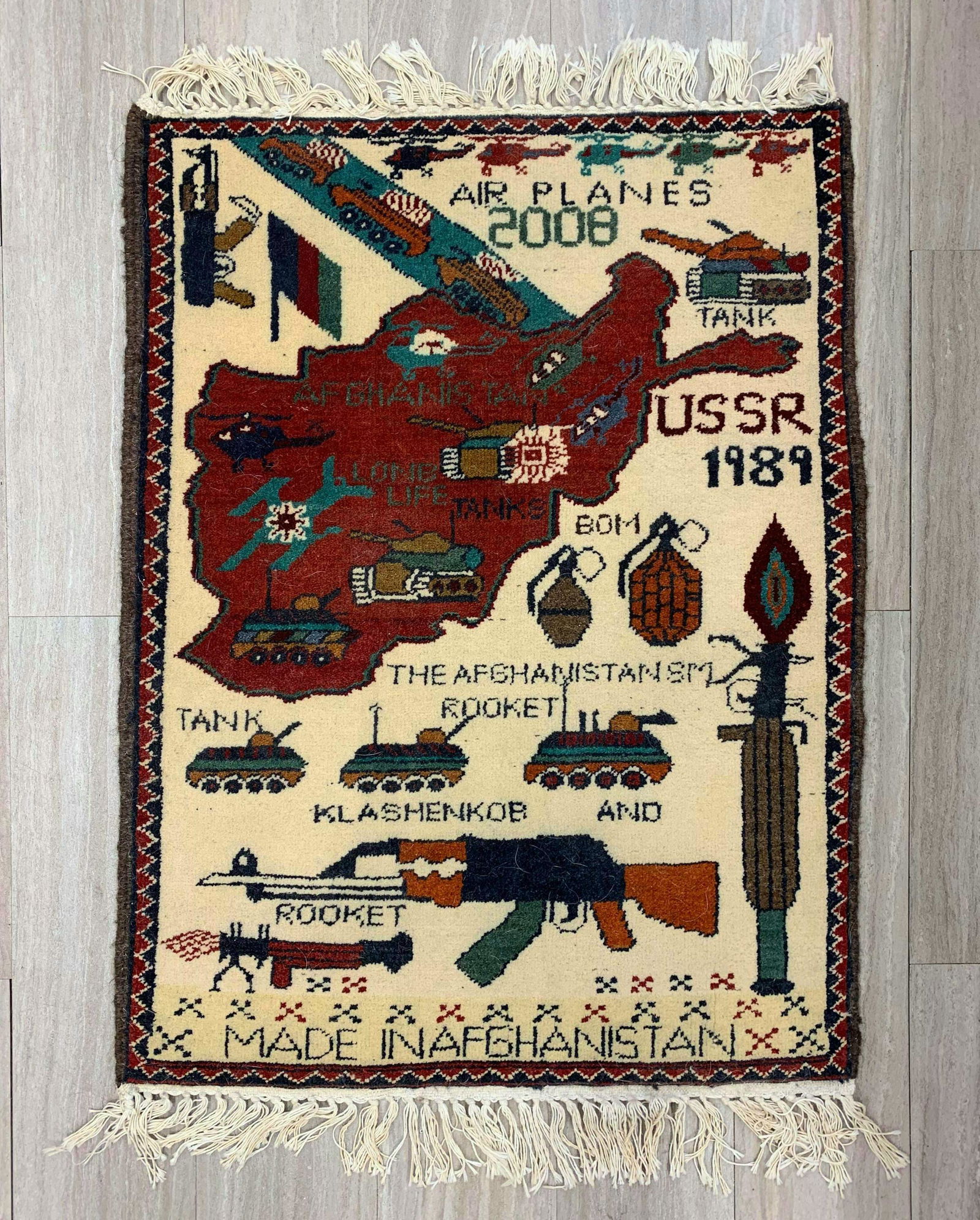 RARE Vintage Collectible Anti-War Protest Rug, Hand - Jun 27, 2020 ...