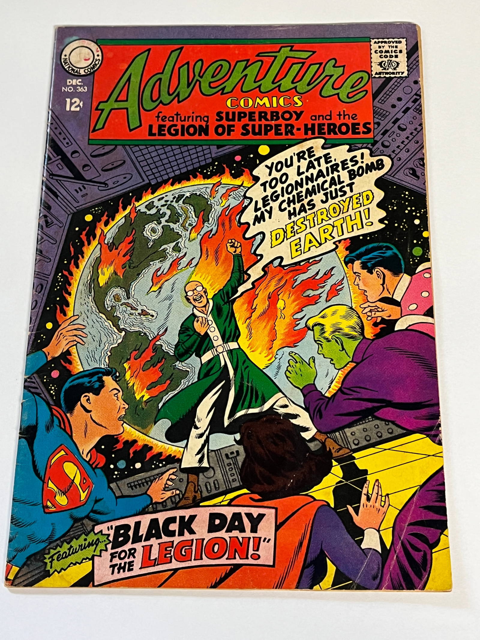 1967 Dc Adventure Comics #363 Auction