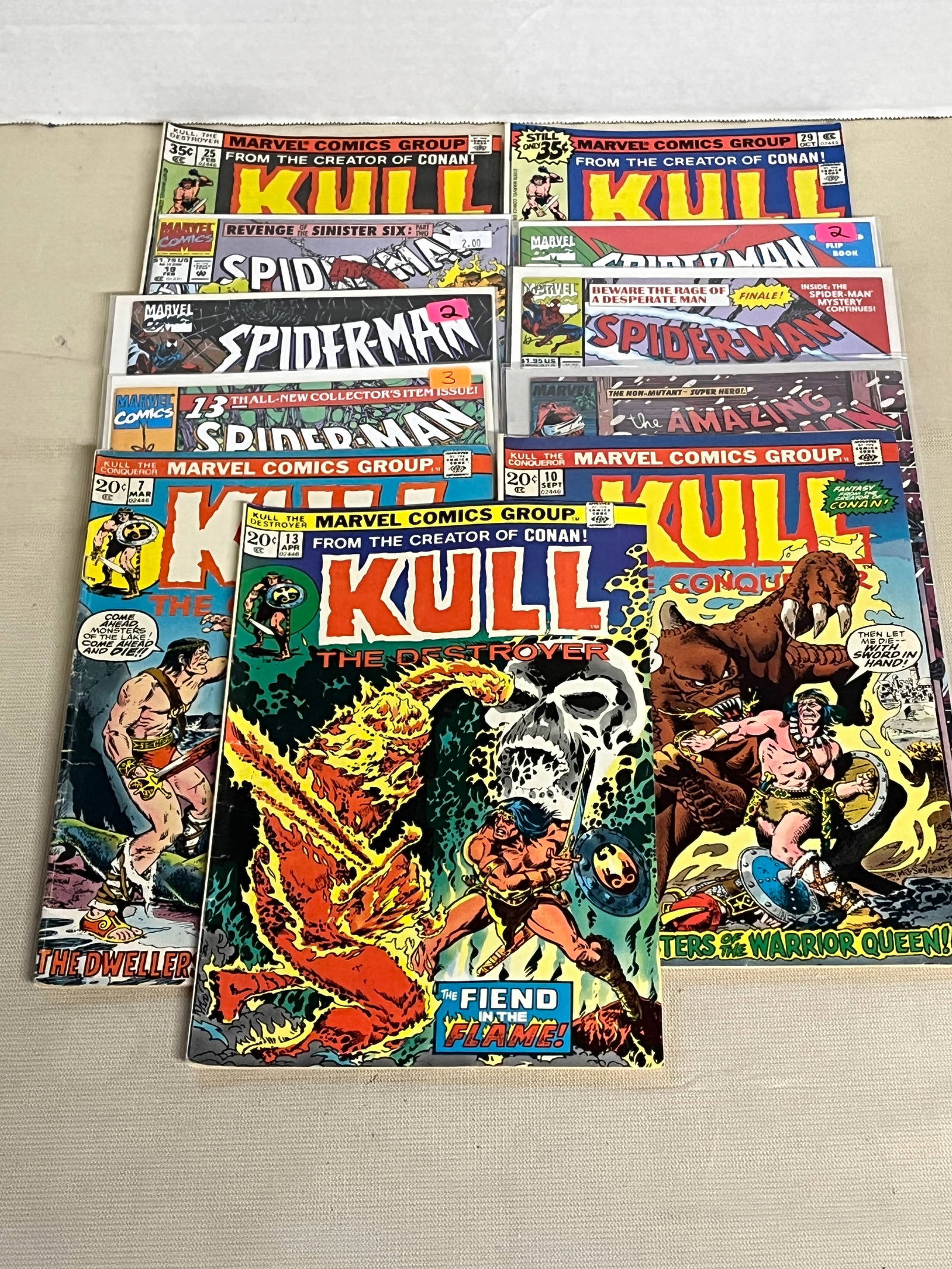 Marvel Comics 6 Spider-man, 5 Kull Auction