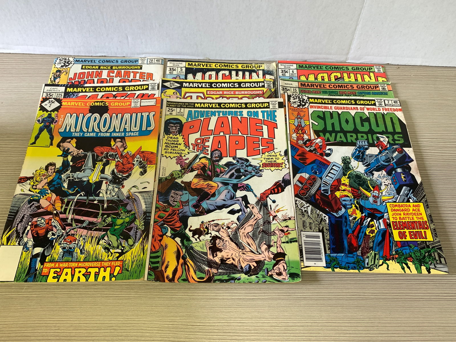 9 Assorted 35 Cent Comics
