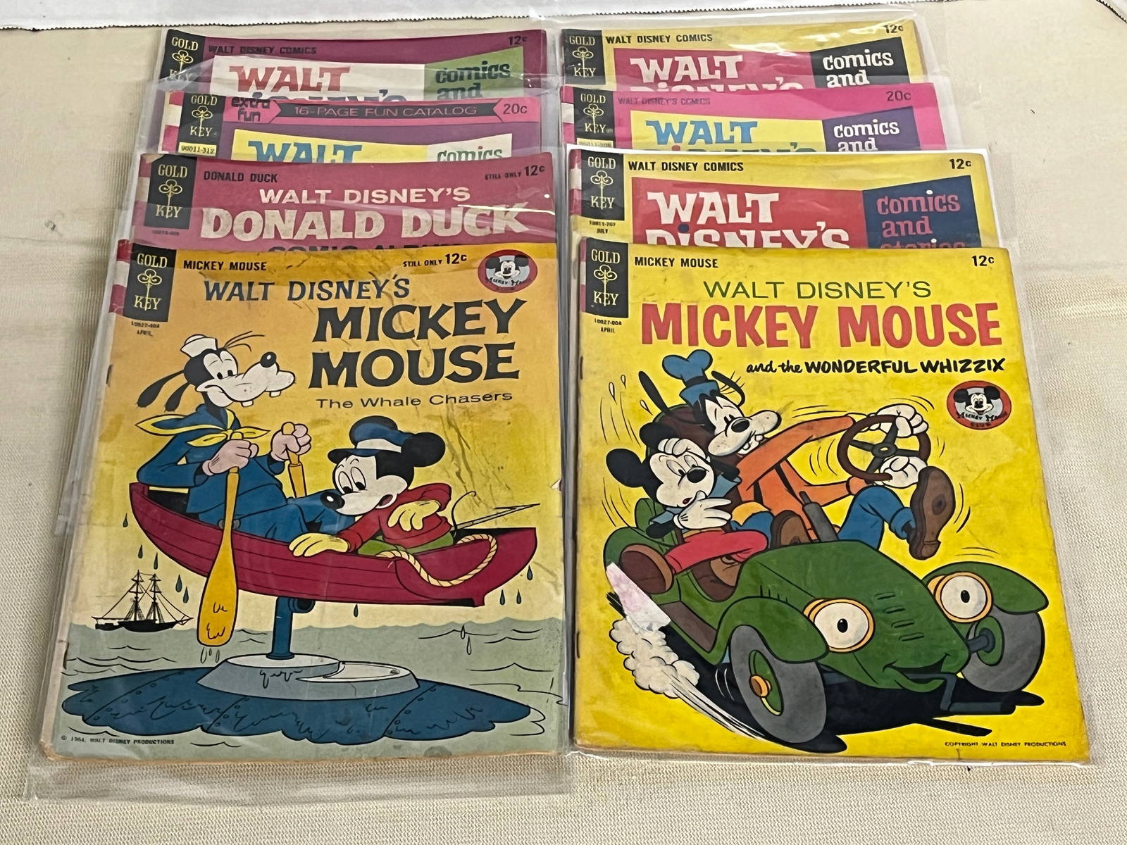 8 Walt Disney Gold Key Comics Auction