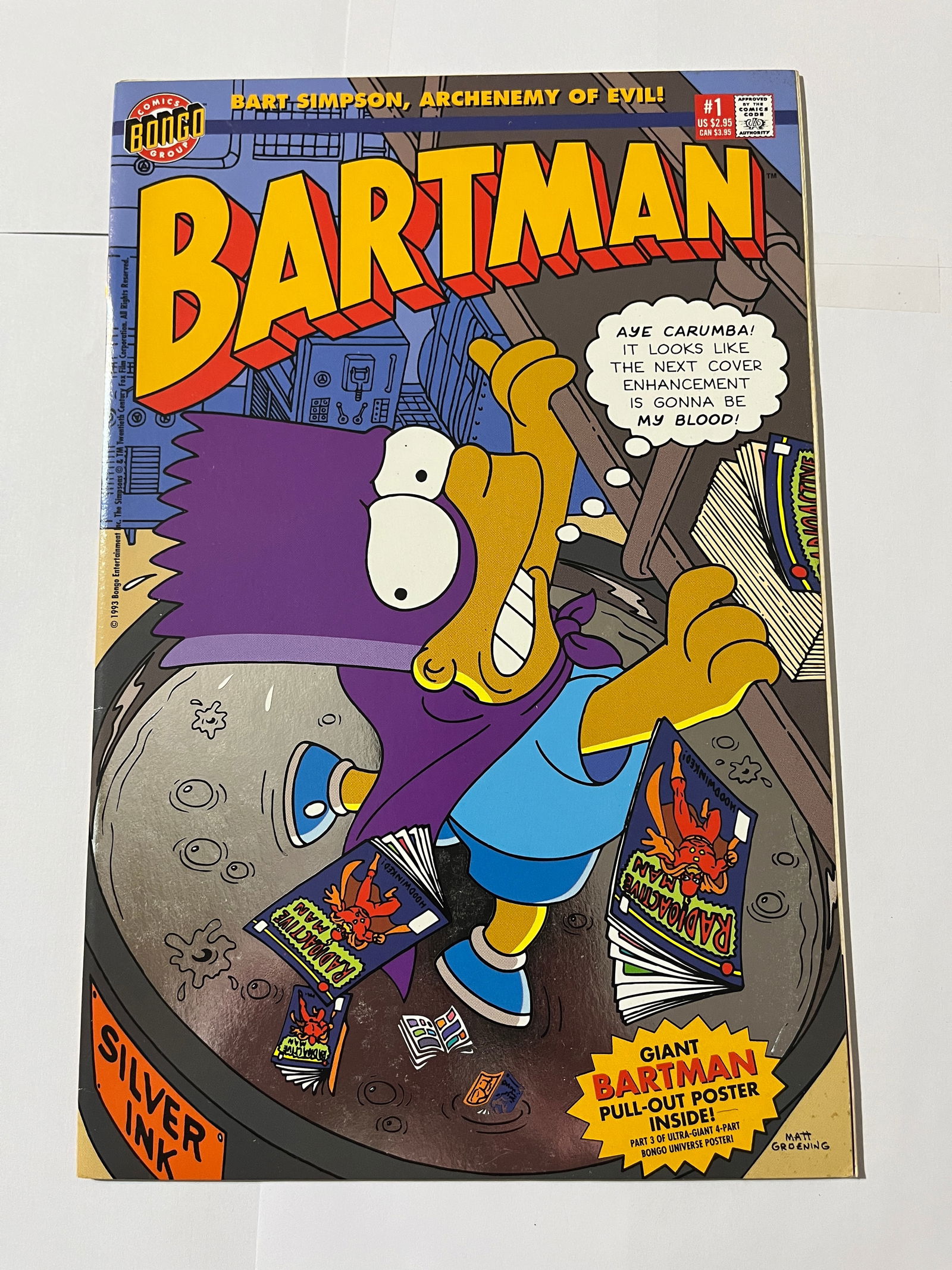 Bartman Comics #1 With Poster Auction
