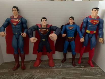 8 Poseable Superman Figures