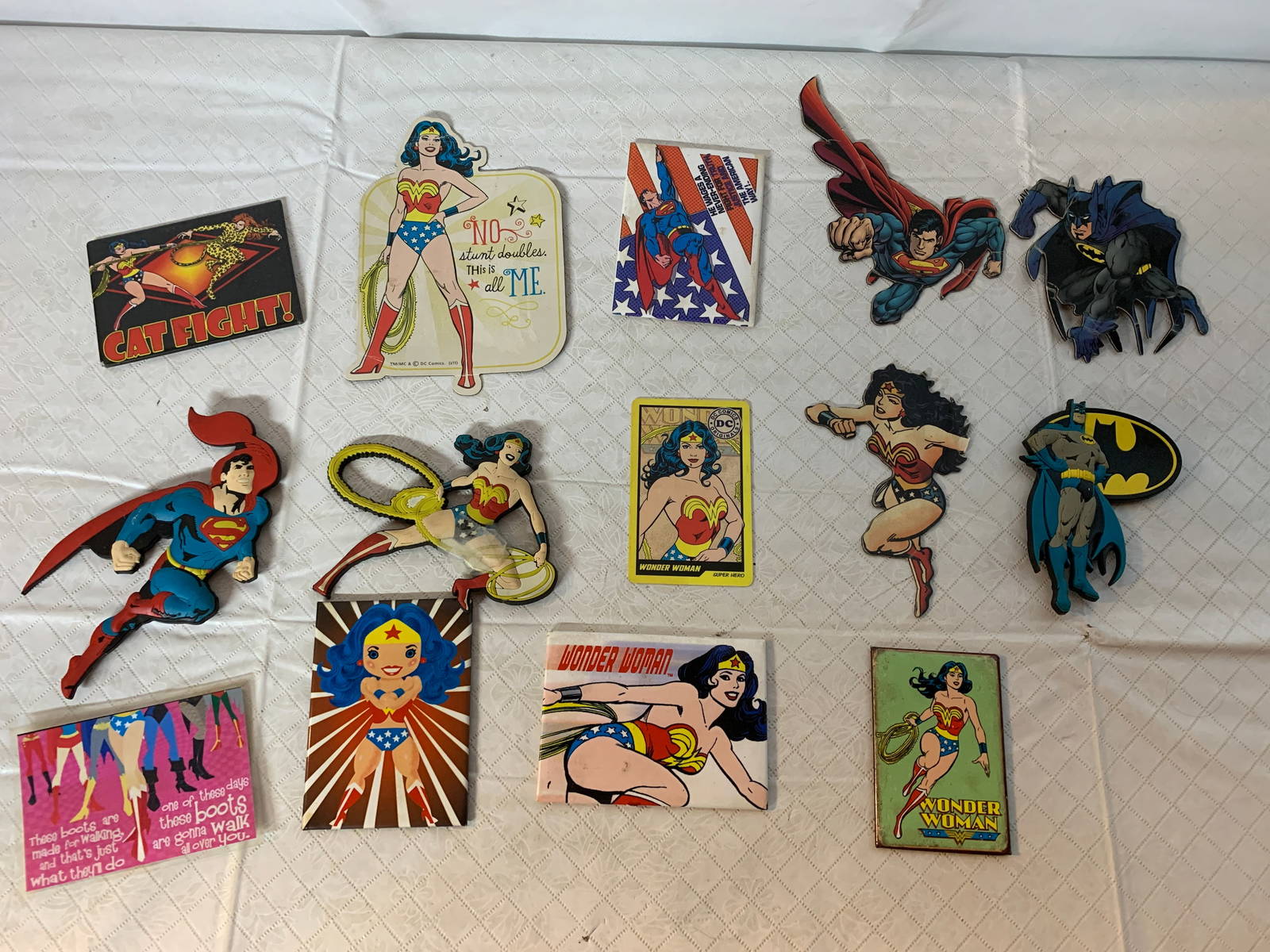 14 Assorted Superhero Magnets Auction
