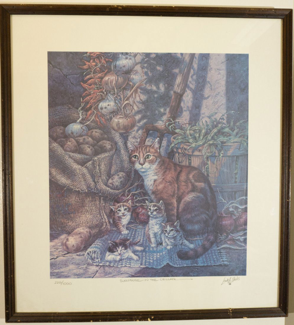 Lowell Davis "surprise In The Cellar" Signed Numbered