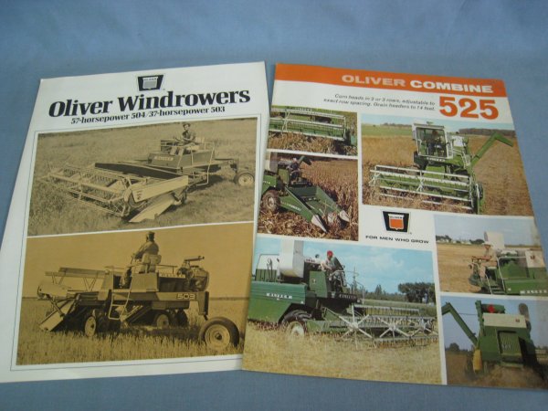 Oliver Flyers 504/503 Windrowers, 525 Combines