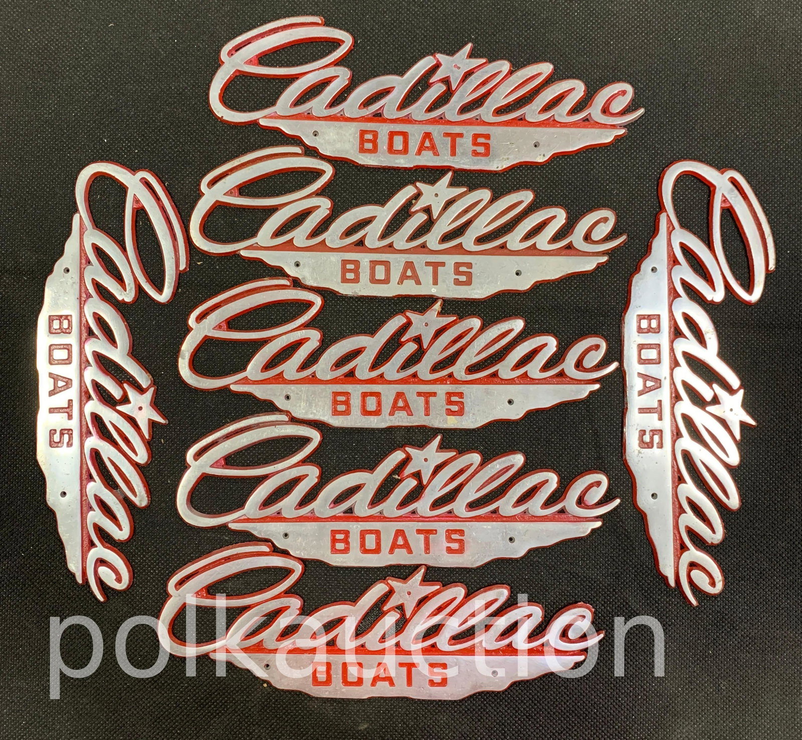 7 " Cadillac Boat Emblems