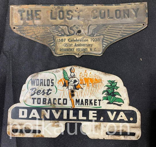 2 " License Plate Toppers