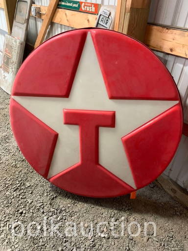 61 Texaco Lighted Outdoor Sign