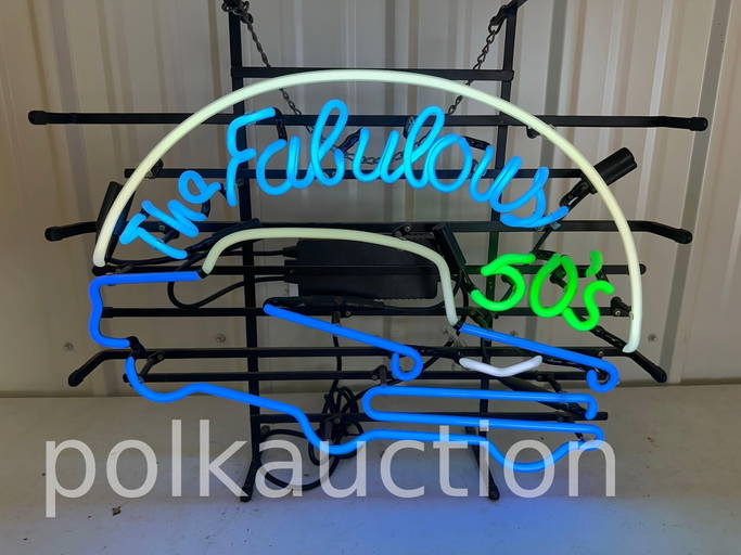 2243 The Fabulous 50's Neon Sign **no Shipping Available**