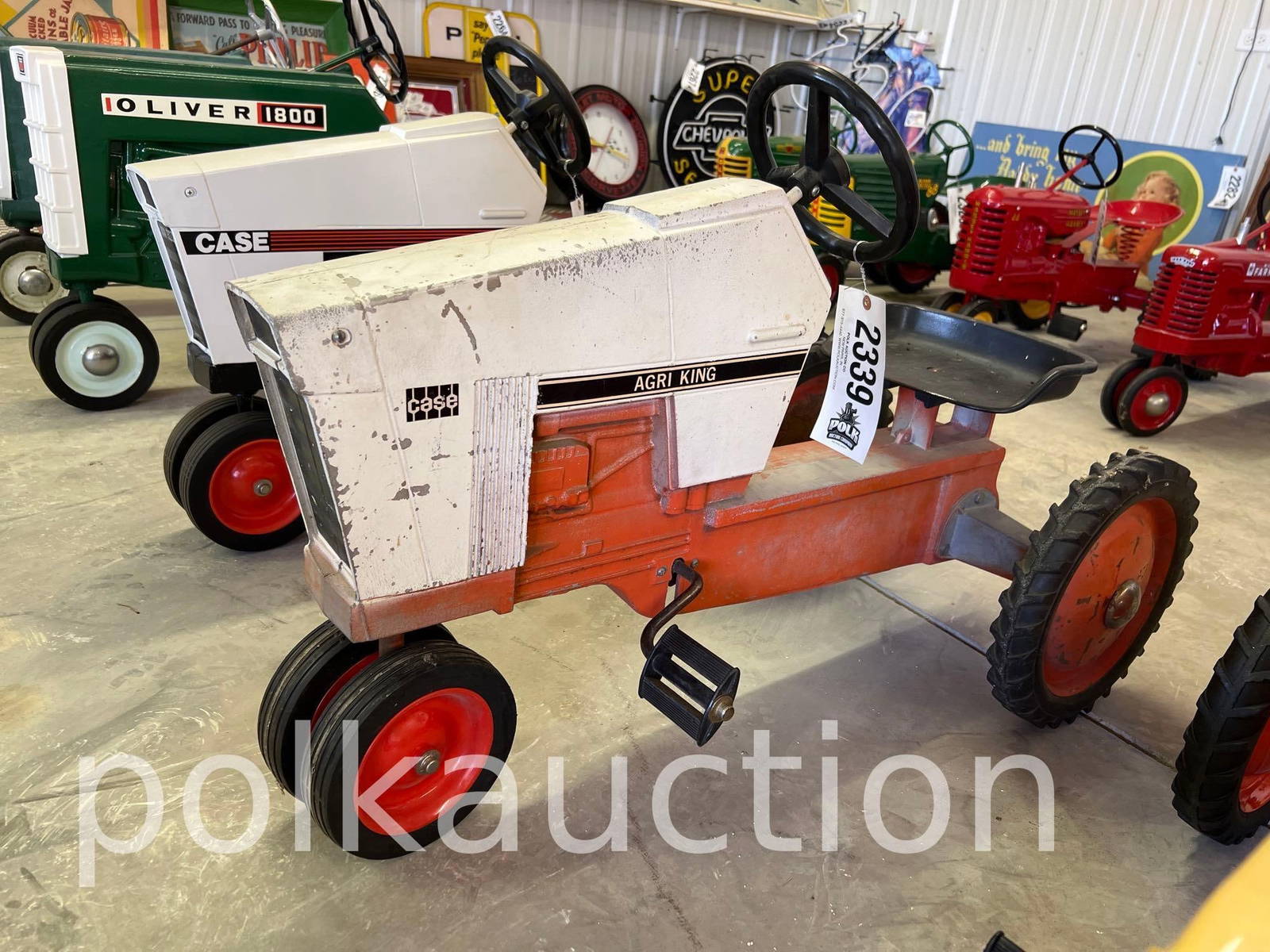 2339-case 70 Series Agri King Pedal Tractor Auction