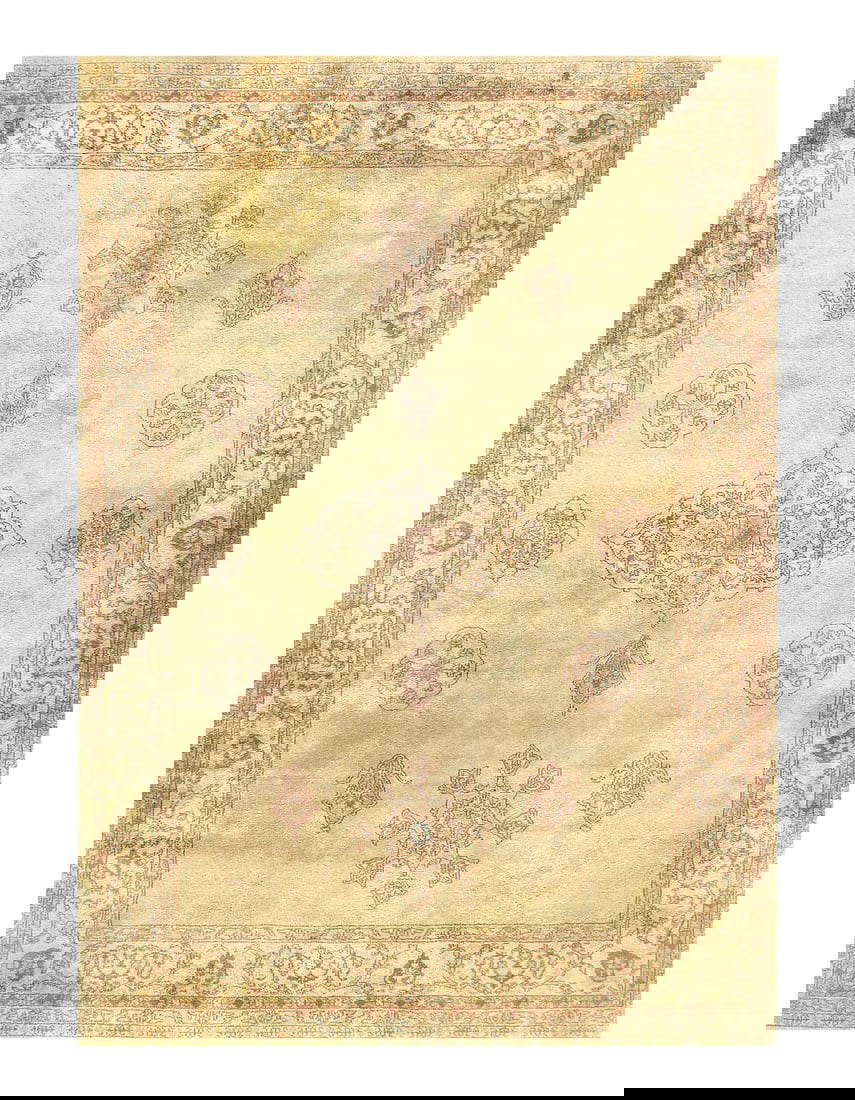 Buy Antique Hand Knotted Augra 8'6"x 11'7" | Pasargad Auctions In Dc