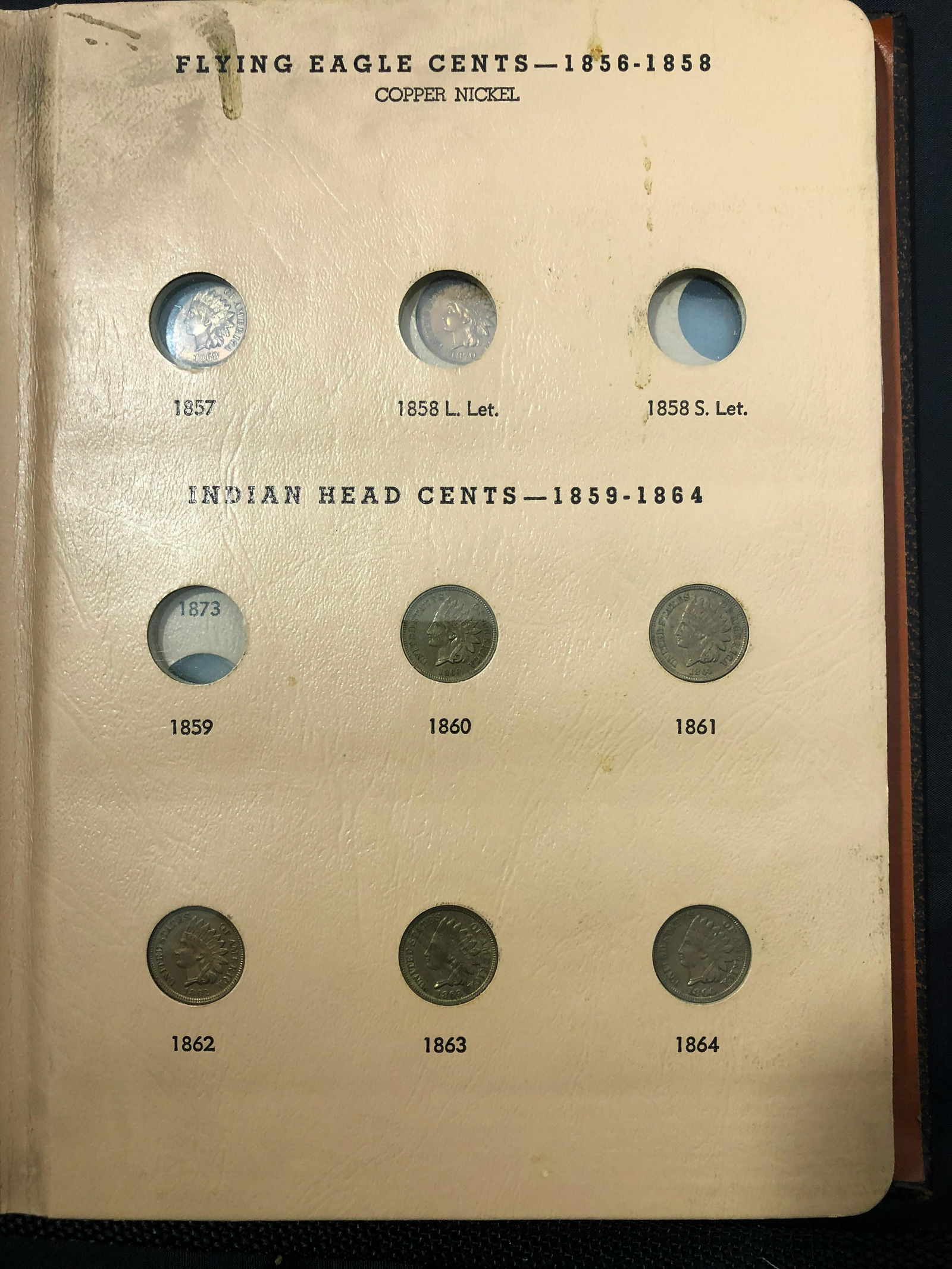 Indian Head Cent Collection 1860 1909