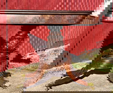 Federal Mahogany Card Table Auction