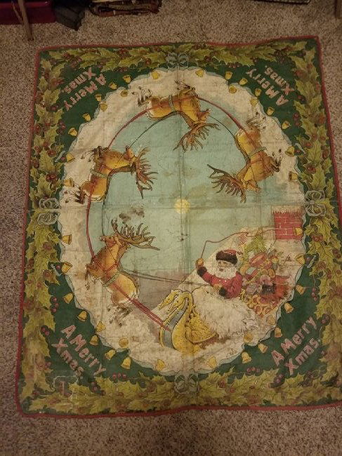 Antique Wax Proof Christmas Tree Carpet