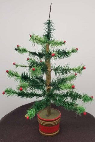 Old German Christmas Feather Tree