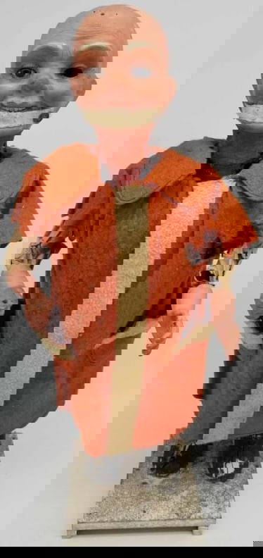 Clockwork German Nodder Santa Claus ~ As-found For Restoration Auction