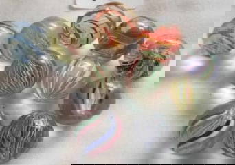 Antique German Handmade Marbles ~ Pontil Marks ~ Lot 12 Auction