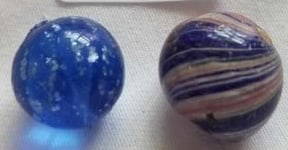 Antique German Handmade Marbles ~ Pontil Marks ~ Lot 49 Auction
