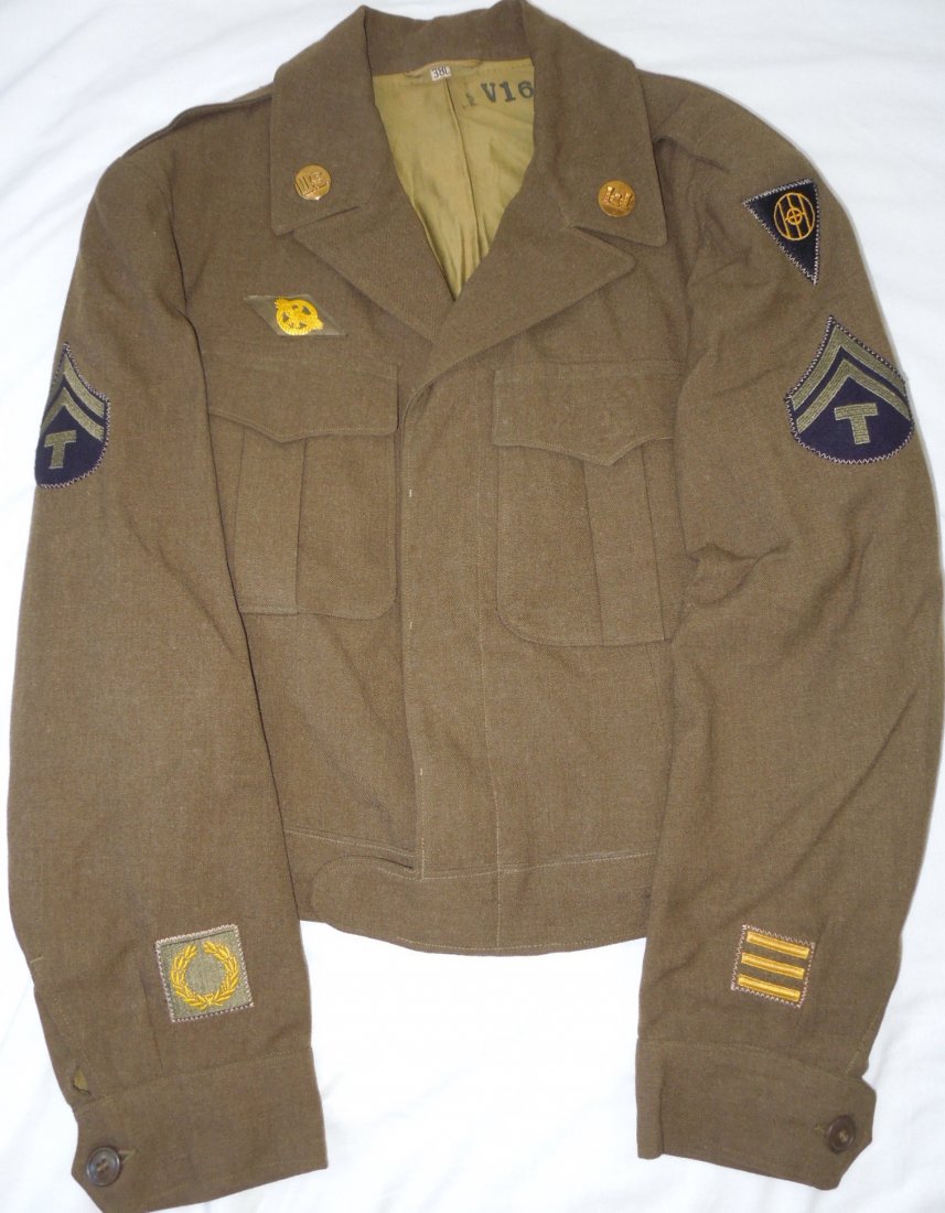 WWII US Army 83rd Infantry Division Engineer Uniform - Aug 14, 2021 ...