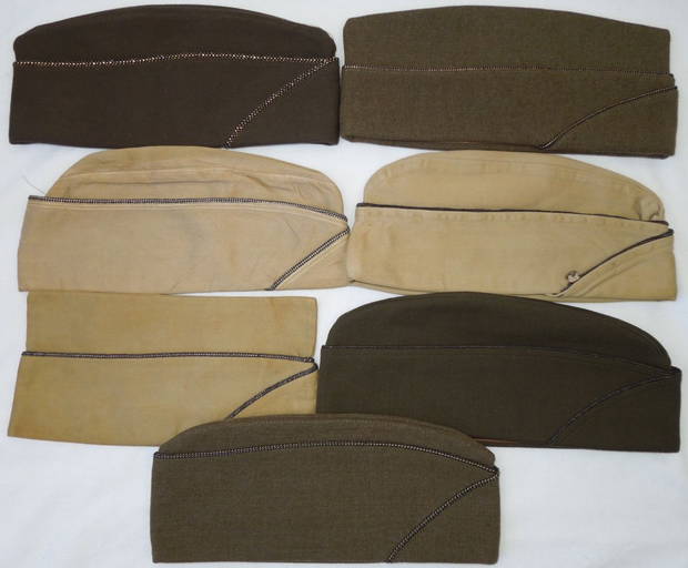 WWII US Army AAF Officer Garrison Overseas Caps Lot - Aug 14, 2021 ...