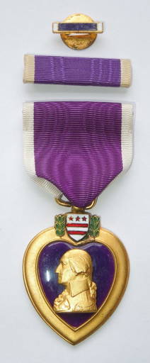 WWII US Military Purple Heart, Ribbon, Lapel Pin Lot - Aug 14, 2021 ...