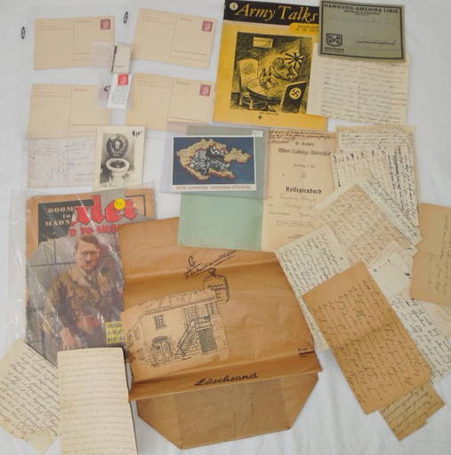WWII German Military Ephemera Hitler Lot Letters Stamps - Aug 14, 2021 ...