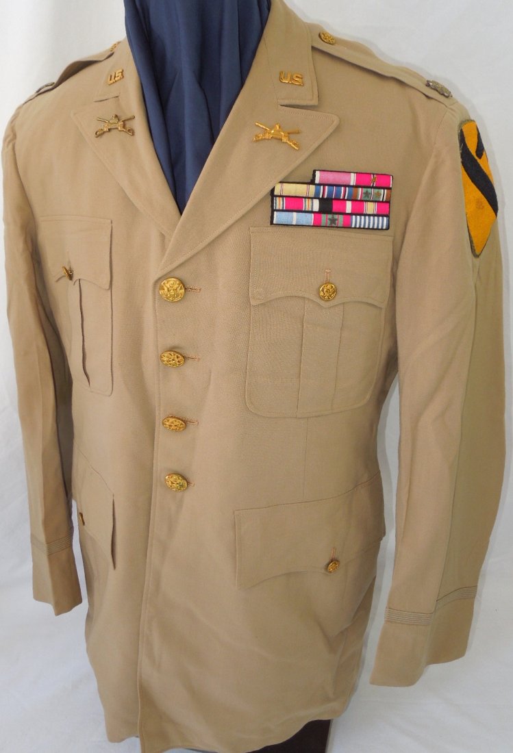 Wwii Korea 1st Cavalry Lt. Colonel Uniform Lom Armor