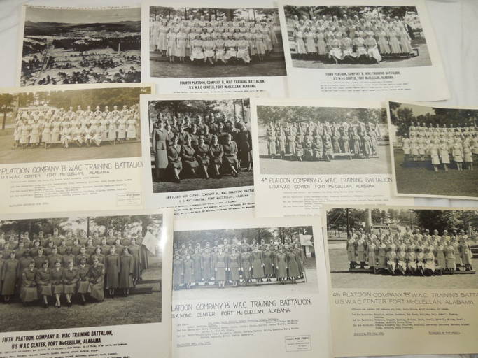 Named Wac Womens Army Corps Fort Mcclellan 10 Photos