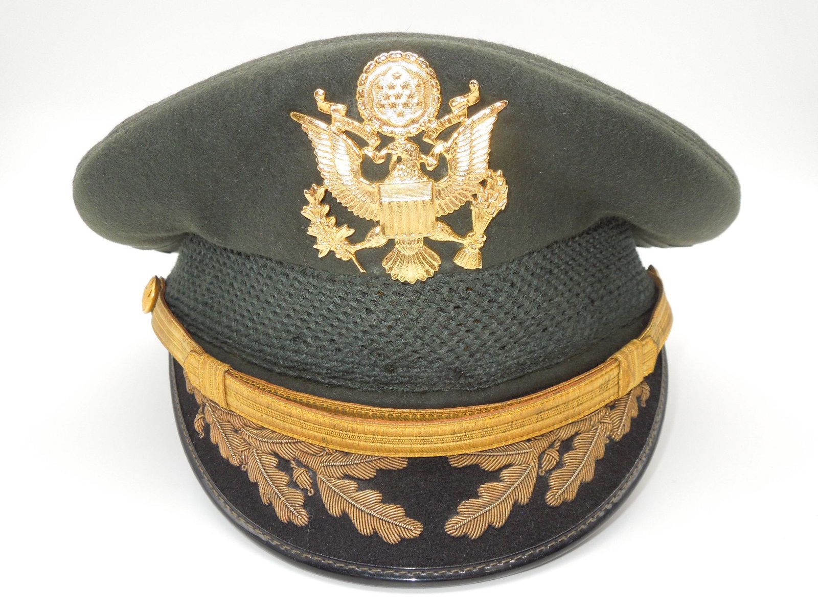 Vietnam War US Army Senior Officer Visor Cap Hat Flight Ace - May 14 ...