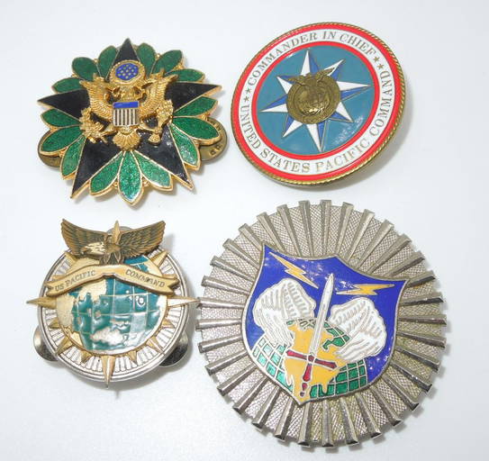 US Army Navy Badges General Staff CINCPAC Commander in Chief Pacific ...