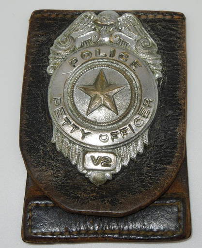 WWII US Navy Police Petty Officer PPO V-2 Badge (#0050) on Oct 15, 2022 ...