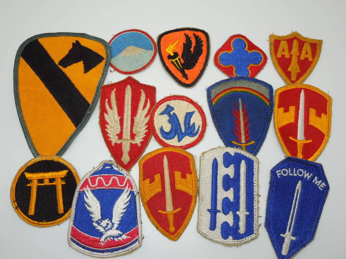 Korean War Vietnam Us Army Patch Insignia Lot Cavalry Infantry Kmag