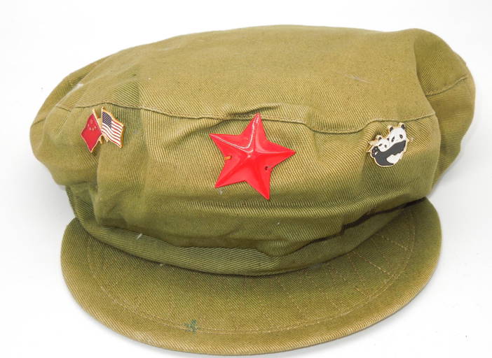 1950s Chinese Pla Peoples Liberation Army Cap & Badges