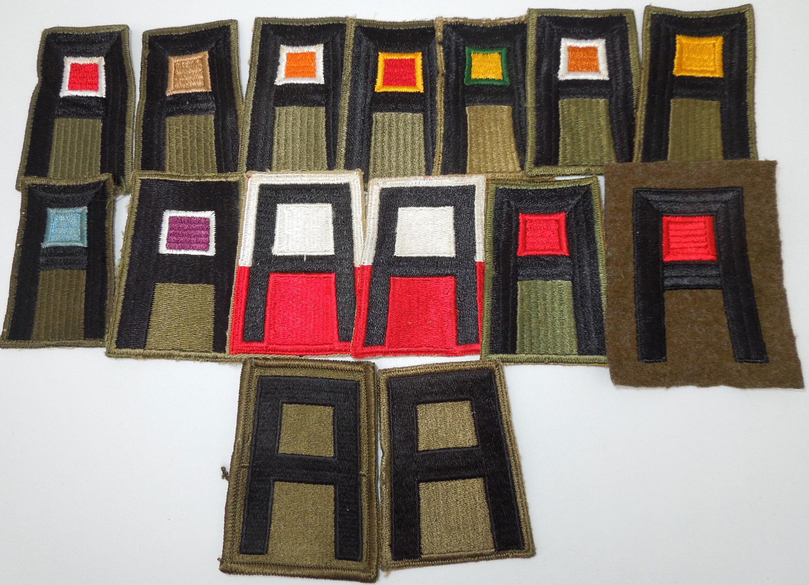 Wwii 50s Us First 1st Army Patches & Inserts