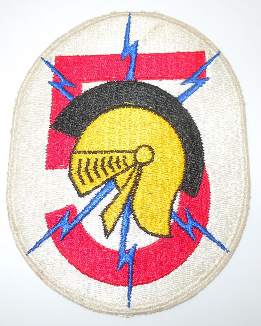 Vietnam Era Usn Navy 5 Roman Helmet Patch
