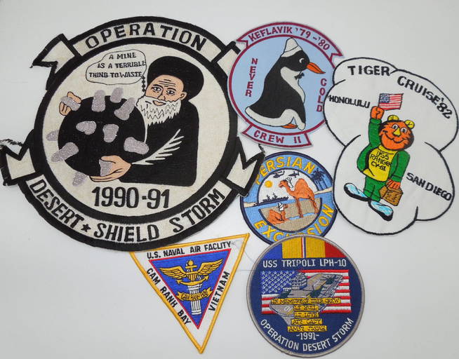 Desert Storm Gulf War Us Military Patches Lot Of 6