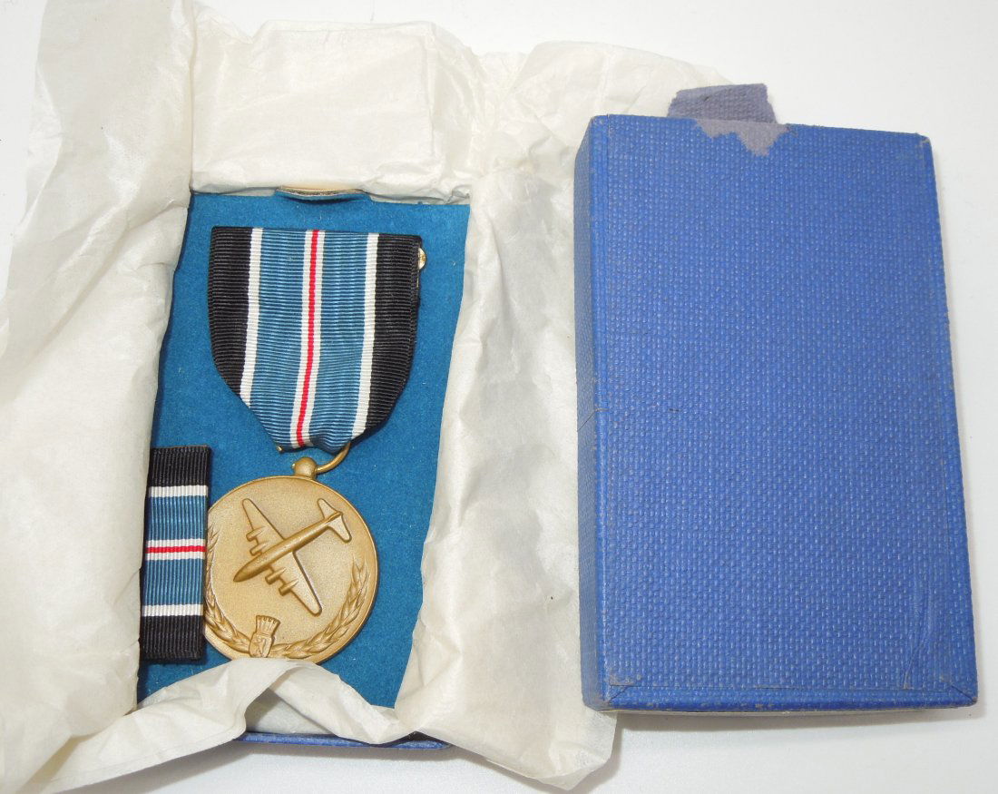 Original Boxed Us Military Medal For Humane Action Berlin Airlift First ...