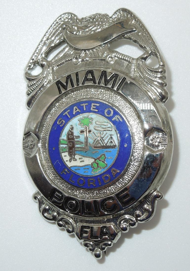 Vintage Miami Florida Police Officer Badge